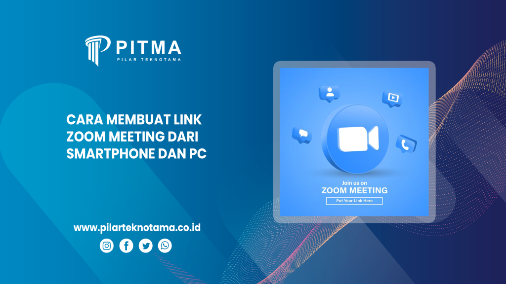 Cara Membuat Link Zoom Meeting dari Smartphone dan PC